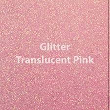 Siser Glitter HTV - 1 12x20" Light Pink Translucent Siser Glitter HTV,